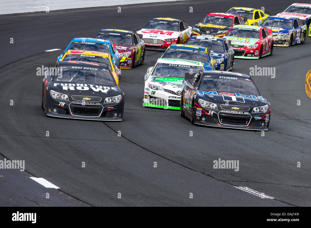 Loudon, NH, USA. 14th July, 2013. Loudon, NH - Jul 14, 2013: Kurt Busch ...