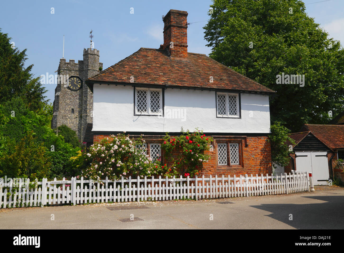 Chilham Village Kent England UK GB Stock Photo - Alamy
