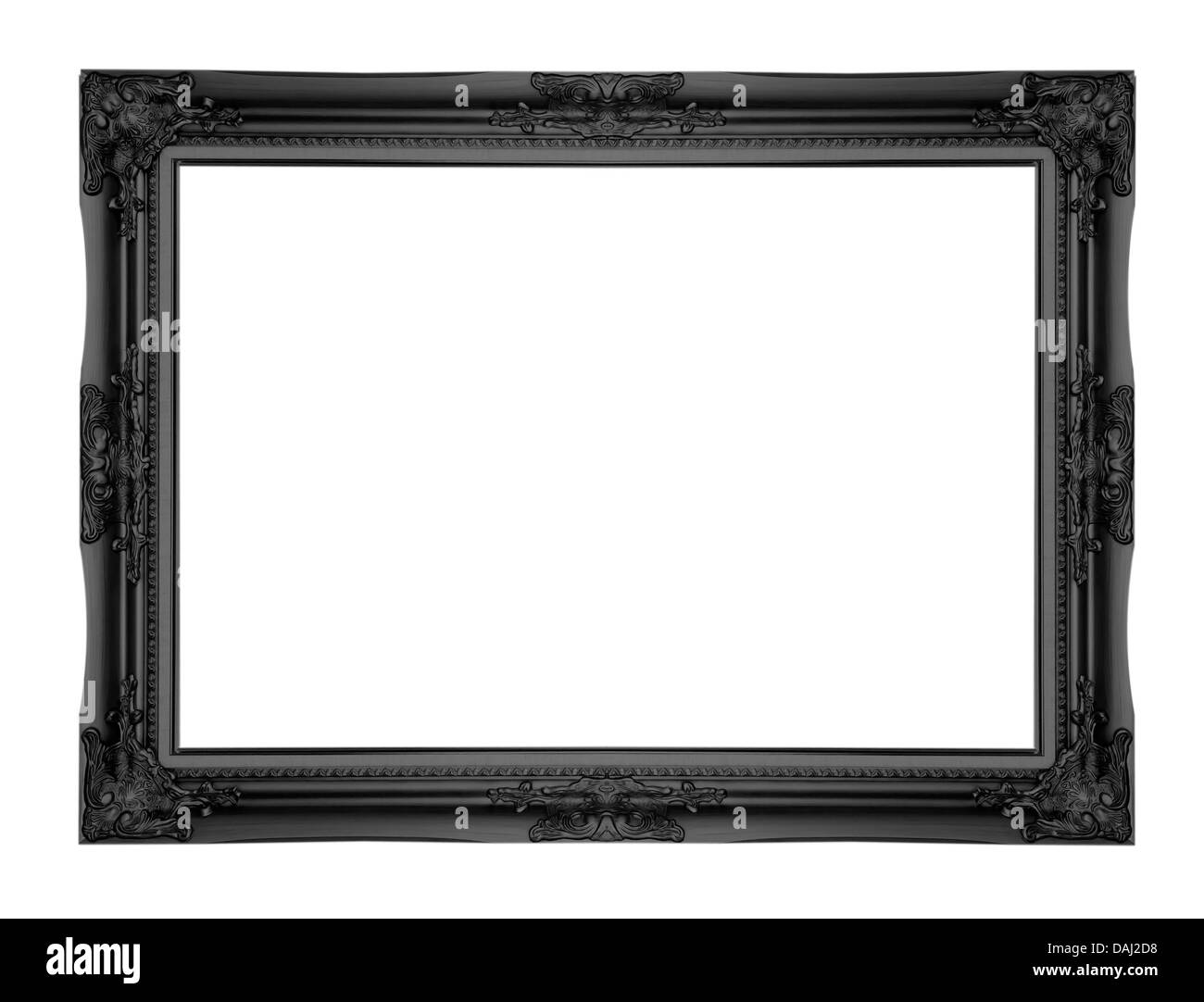 Old Antique Black frame Isolated Decorative Carved Wood Stand Antique ...