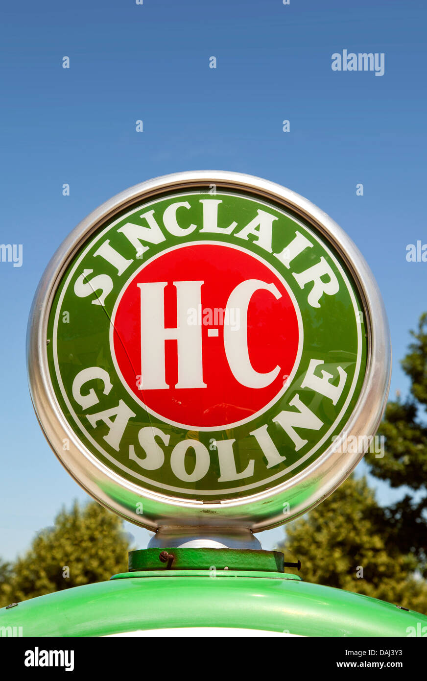 Antique Sinclair HC gasoline pump, 2013 Stock Photo - Alamy