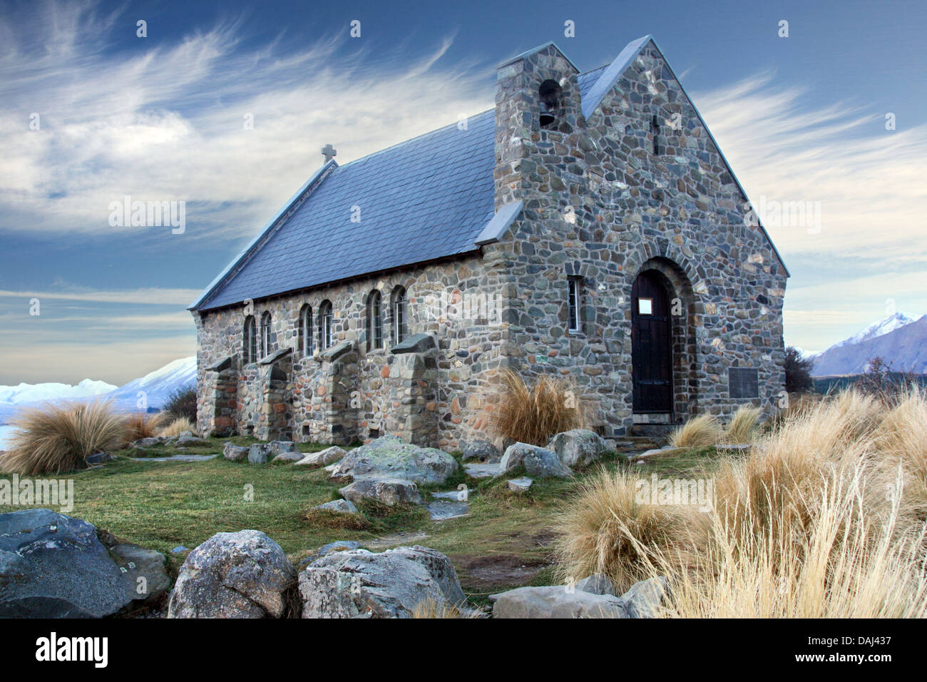 Church of the Good Shepherd New Zealand on a June winter afternoon ...