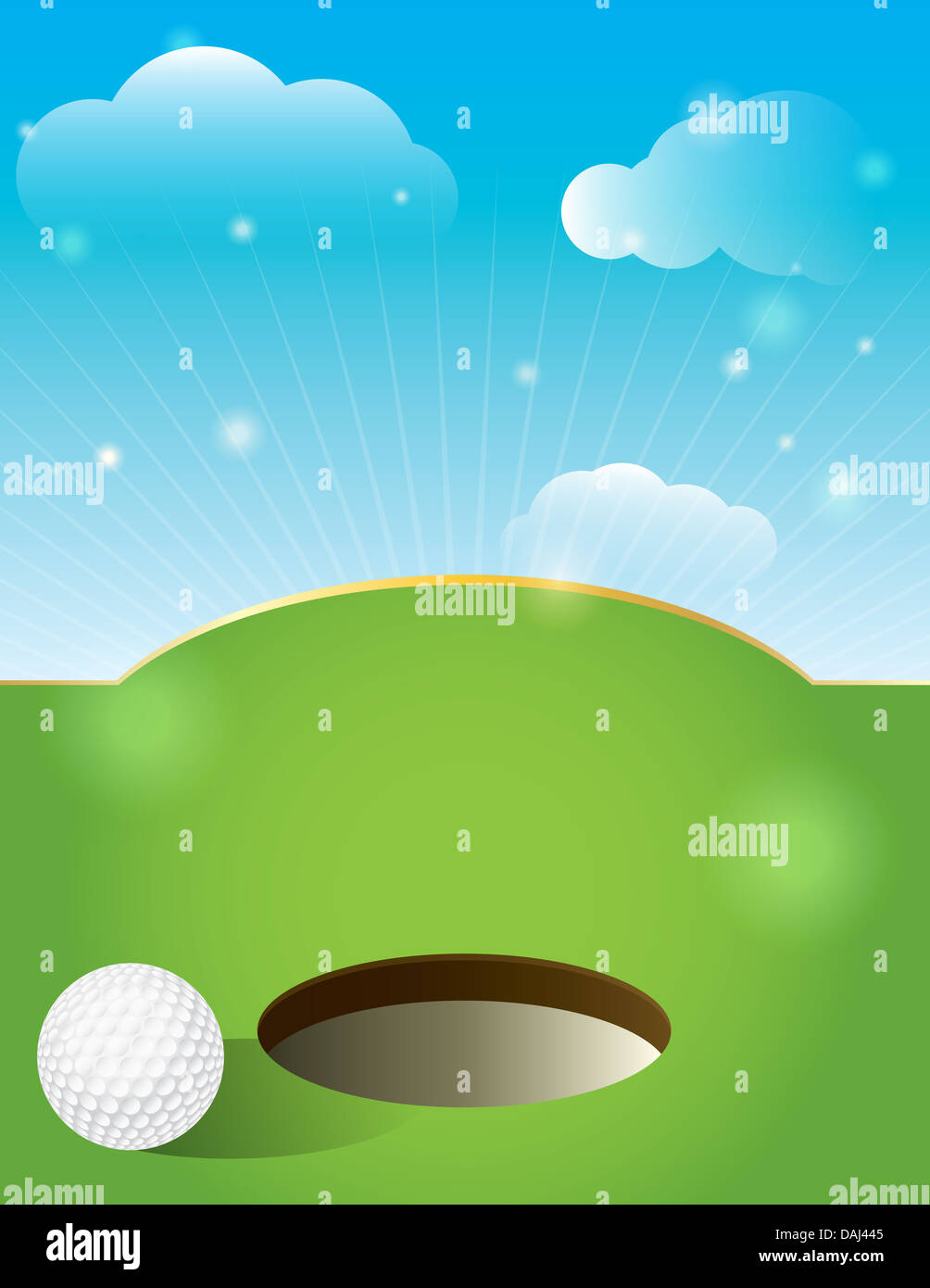 Golf Putting Green Background Stock Photo - Alamy