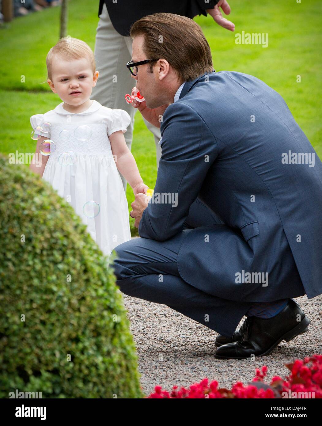 Solliden on the Island Oland, Sweden. 14th July, 2013. Swedish Prince ...