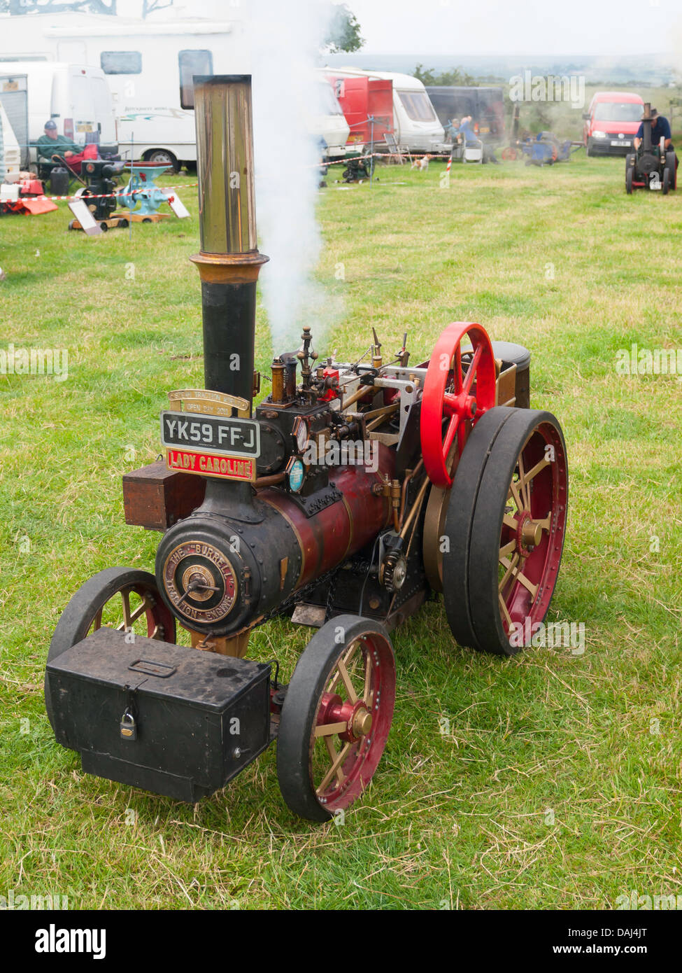 A working scale model of a Burrell steam traction engine "Lady Caroline ...