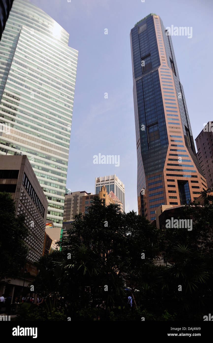Raffles Place Singapore Stock Photo - Alamy