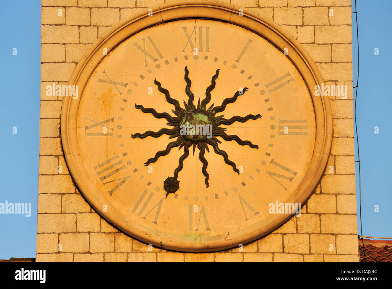 Clock tower, Dubrovnik, Croatia Stock Photo - Alamy