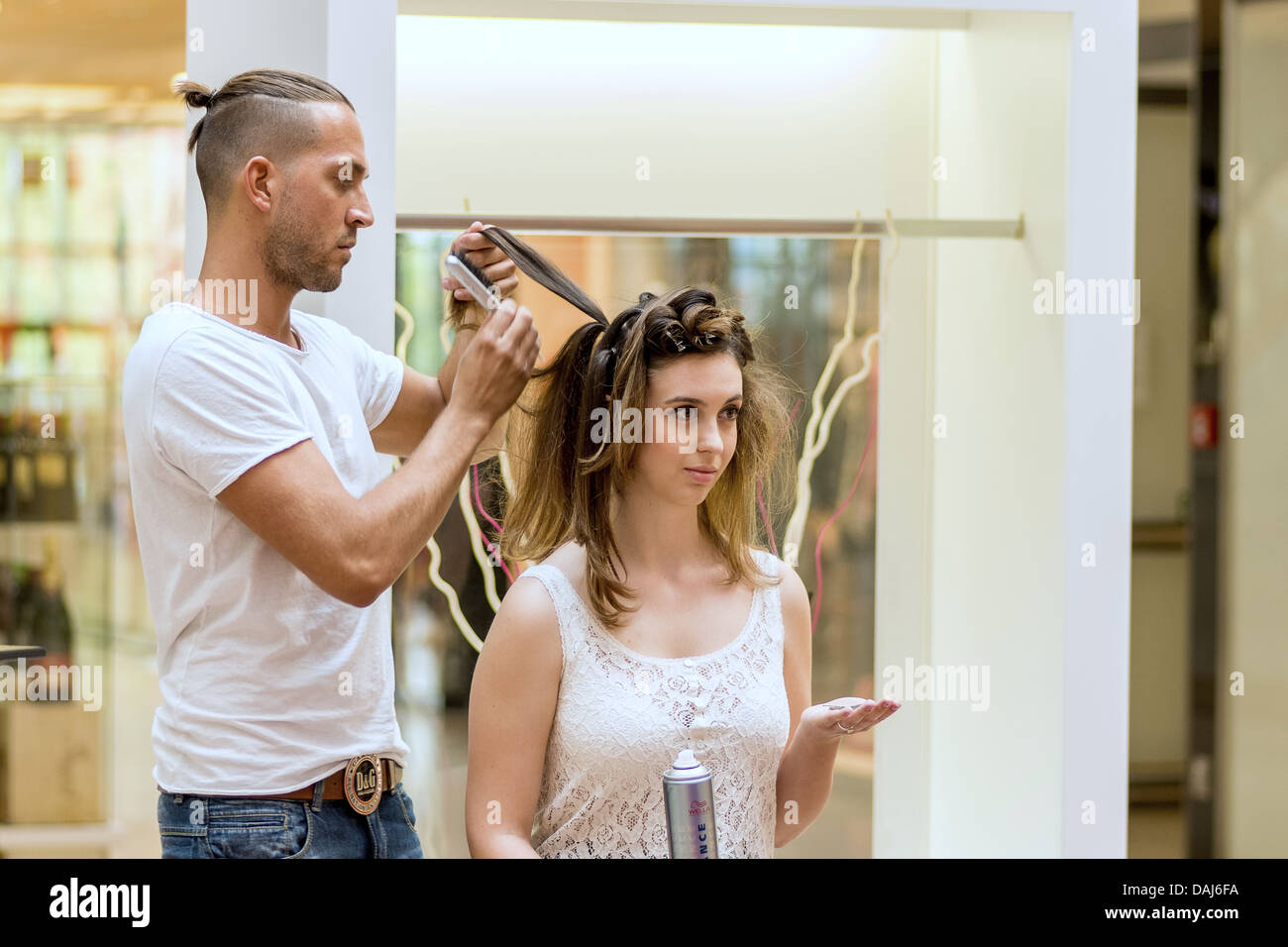 Tomas Arsov, stylist, hairdresser Stock Photo - Alamy