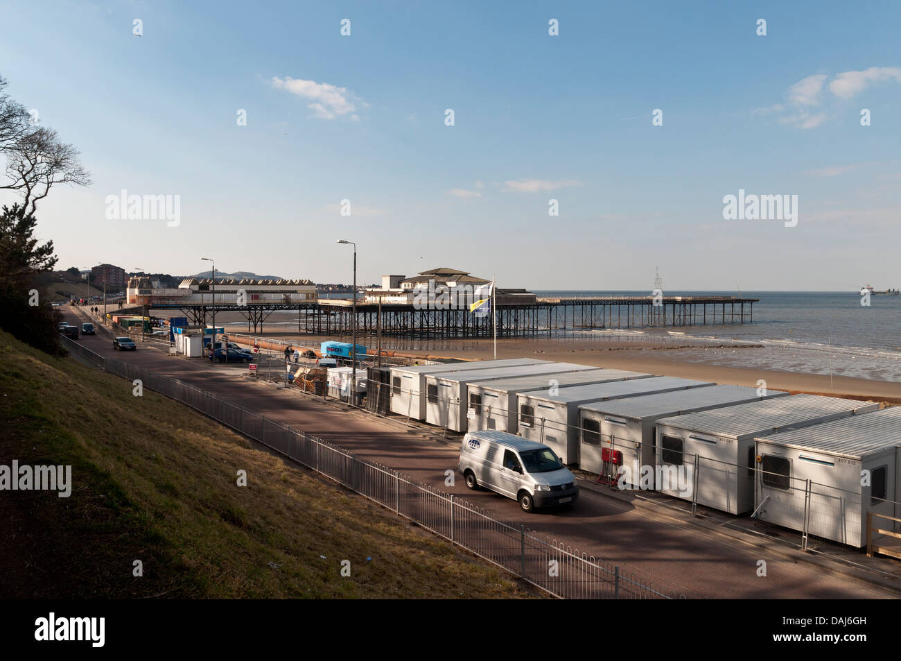 Colwyn bay Pier Stock Photo - Alamy
