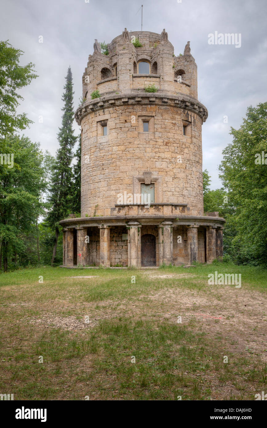 Bismarck Tower, Jena, Thuringia, Germany Stock Photo - Alamy
