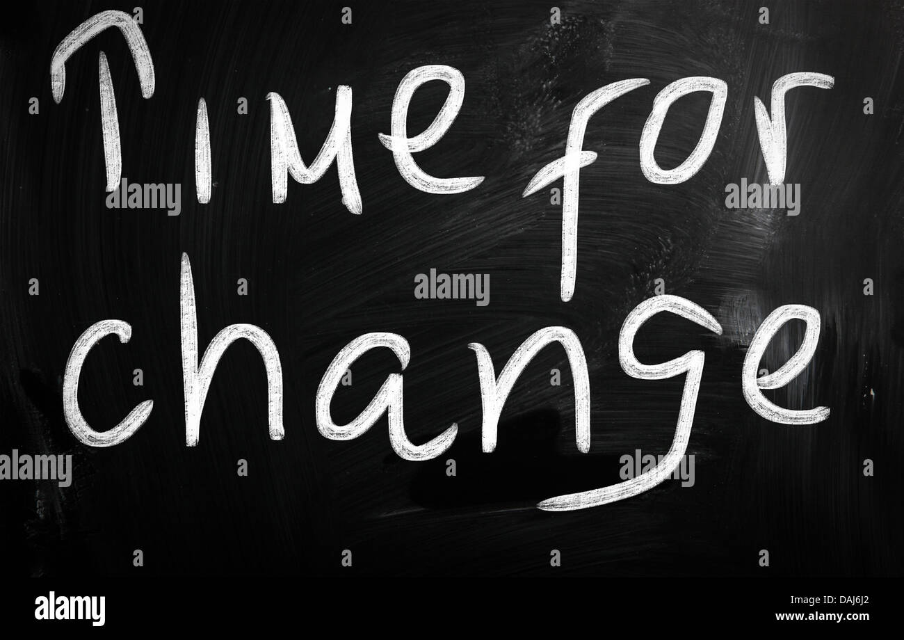 Time for change Stock Photo - Alamy
