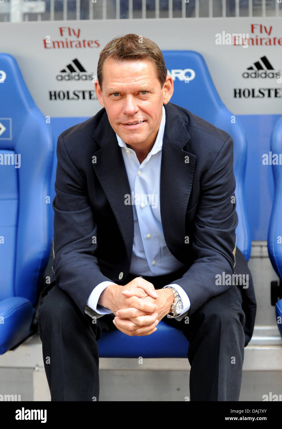 Sports director Frank Arnesen is pictured on the team bench of the ...