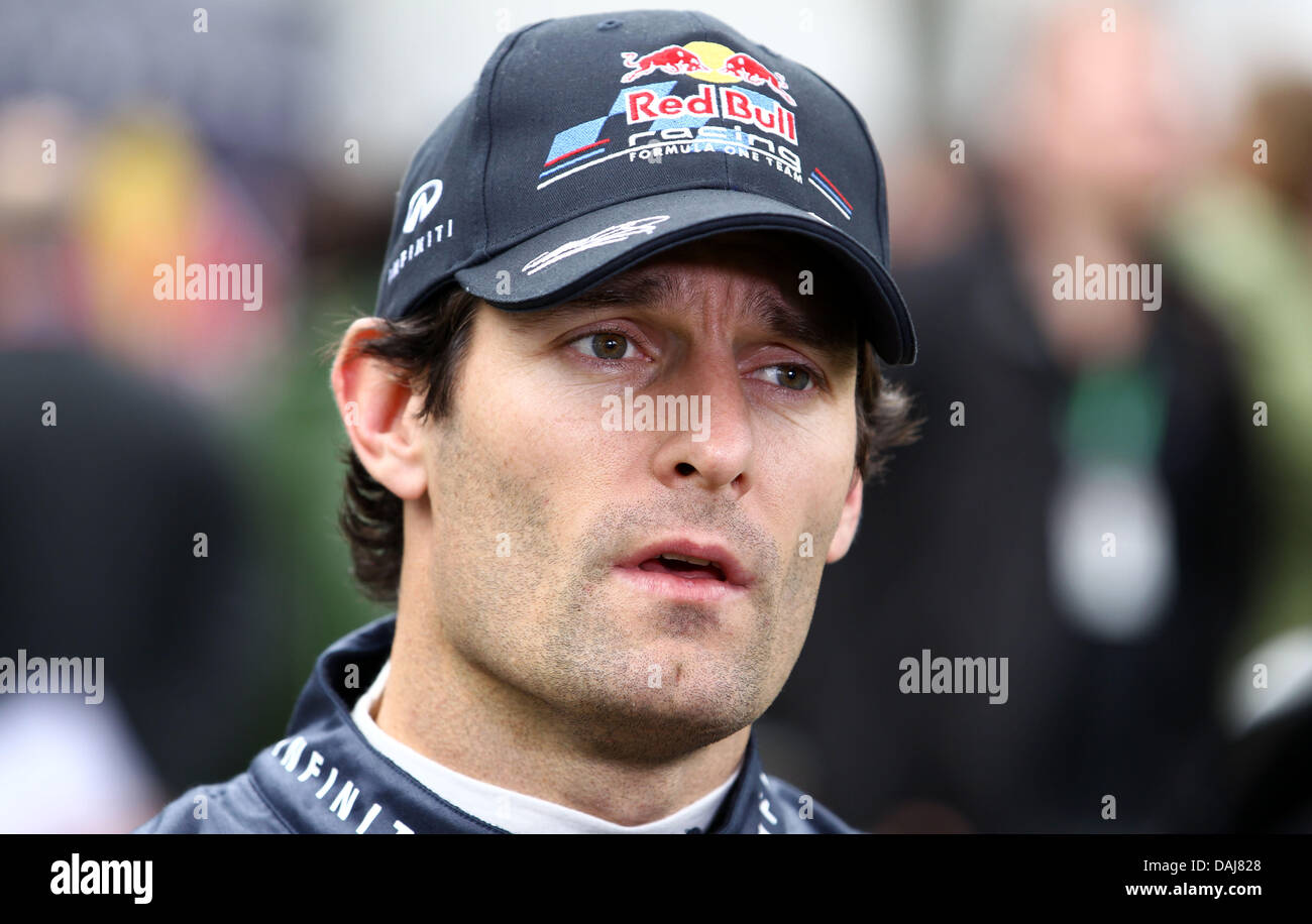 The picture shows the Australian Formula One driver Mark Webber of Red ...