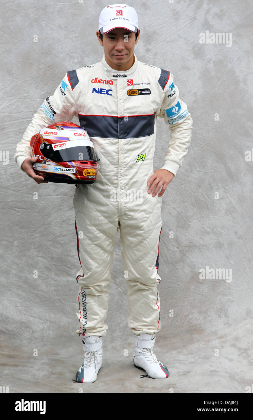 The picture shows the Japanese Formula One driver Kamui Kobayashi of ...