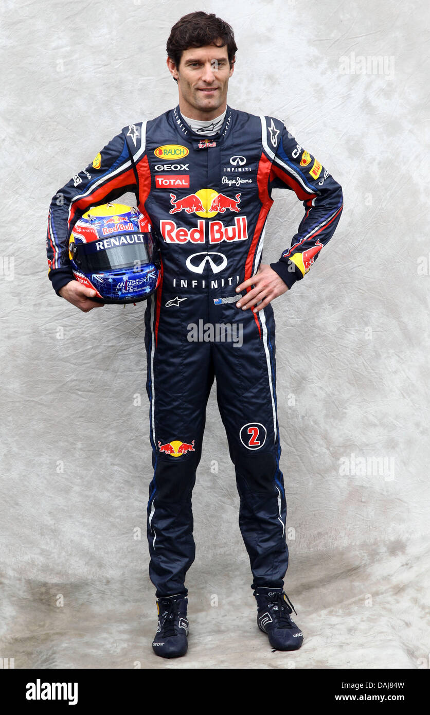 The picture shows the Australian Formula One driver Mark Webber of Red ...