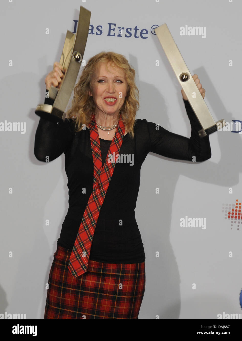 German singer Annette Humpe of the band 'Ich + Ich' poses with the 2011 ...