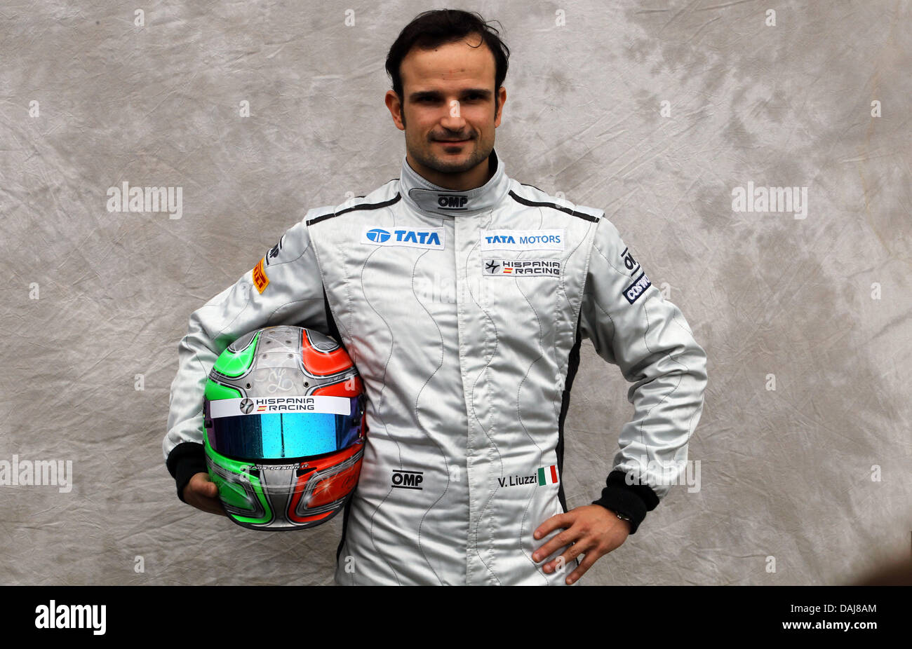 Italian Formula One driver Vitantonio Liuzzi of Hispania Racing (HRT ...