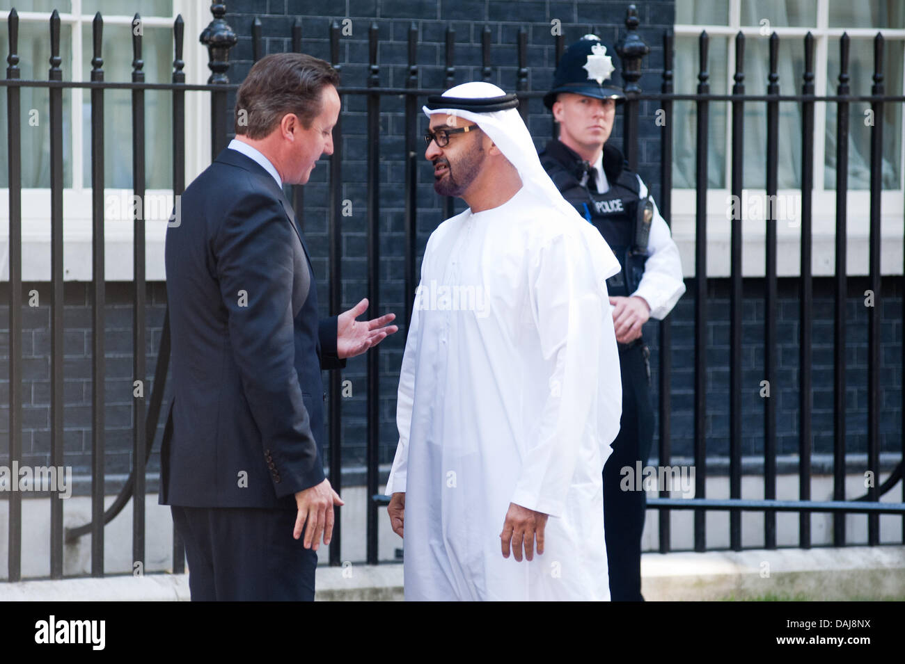 London, UK - 15 July 2013: Crown Prince of Abu Dhabi Mohammed bin Zayed ...