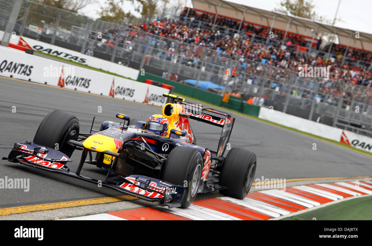 Australian Formula One driver Mark Webber of Red Bull Racing ...