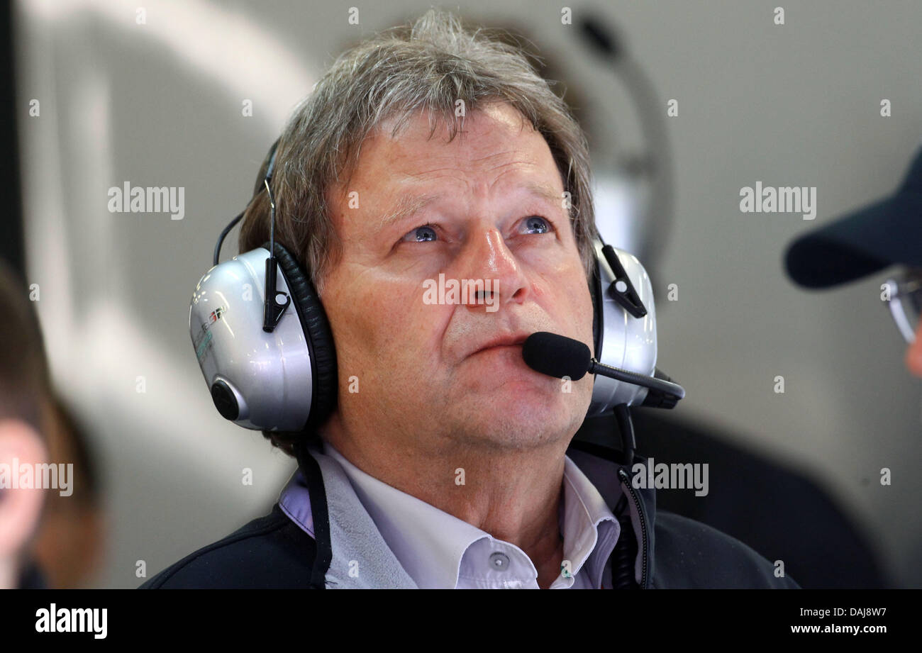 Mercedes motorsports director Norbert Haug during Qualifying session at ...