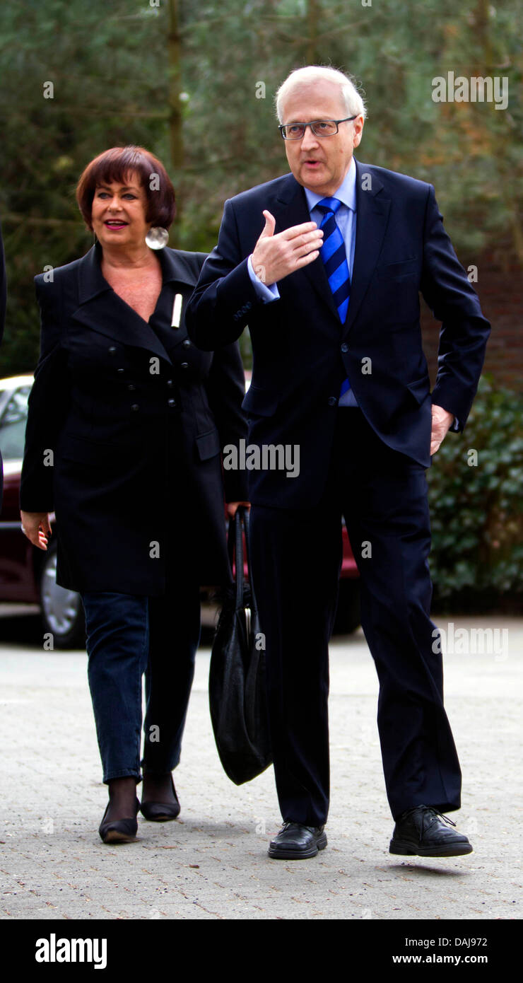 With his wife angelika hi-res stock photography and images - Alamy