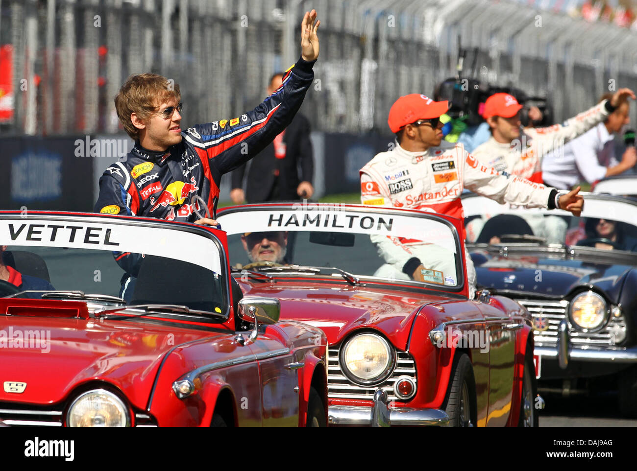 Formula 1 drivers parade hi-res stock photography and images - Alamy