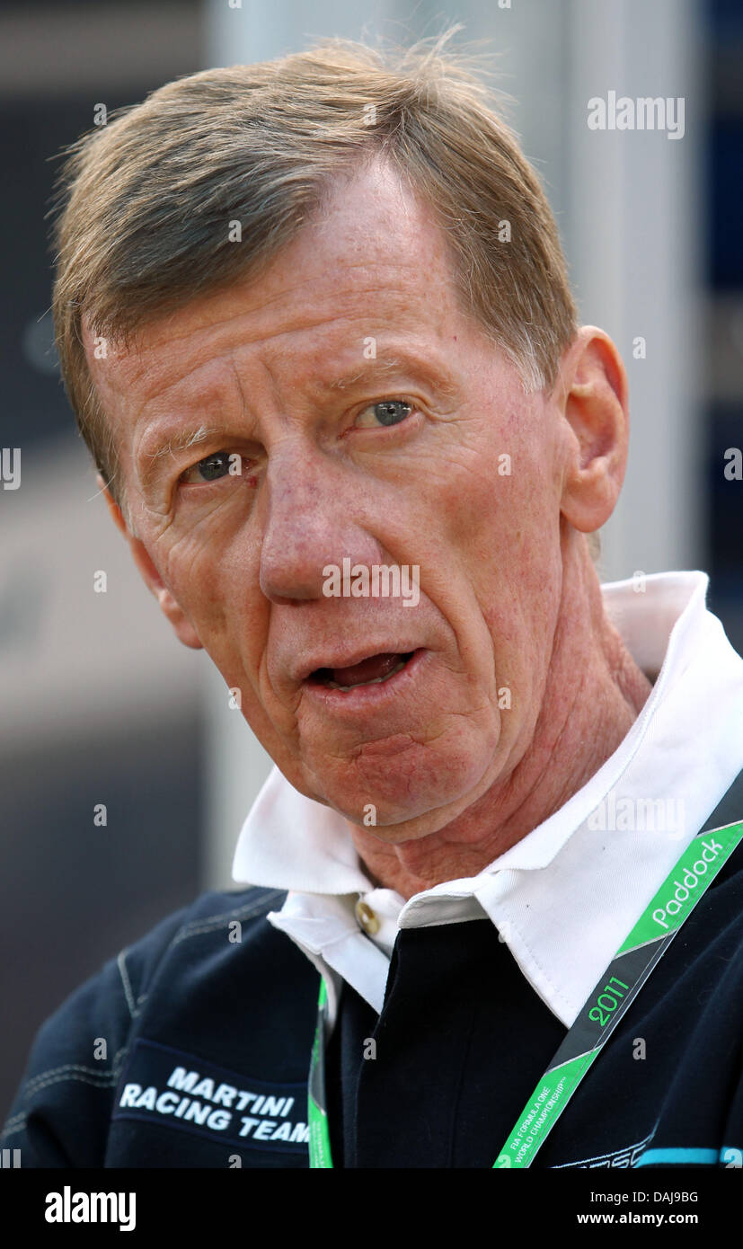 The picture shows Former World Rally Champion, German Walter Roehrl in ...