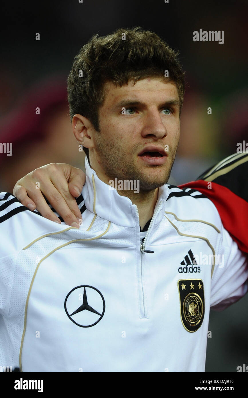 Germany's Thomas Mueller during UEFA Euro 2012 qualifier Germany v ...