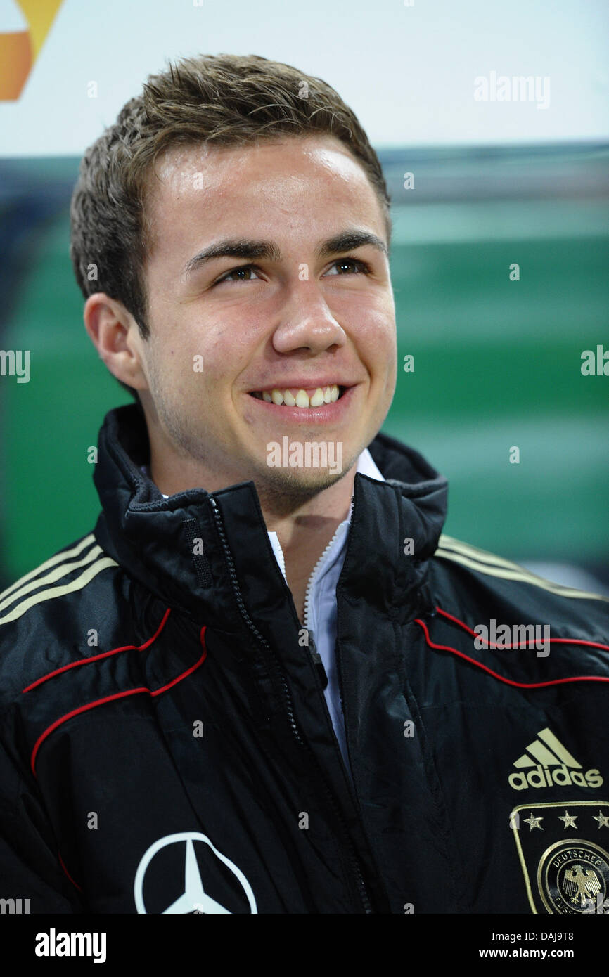 Germany's Mario Götze during UEFA Euro 2012 qualifier Germany v ...