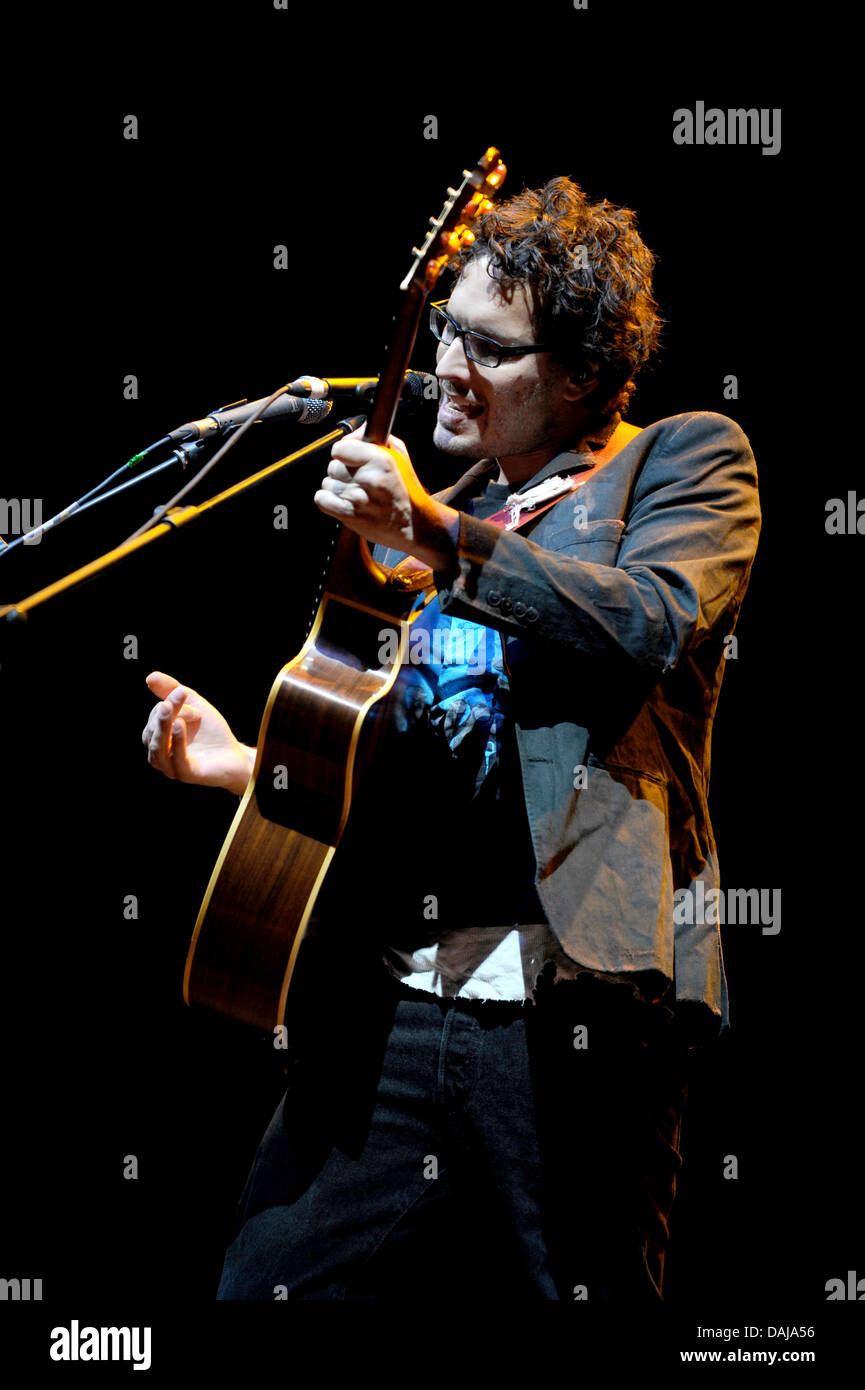 Israeli singer-songwriter Yoav performs at O2 World in Berlin, Germany ...