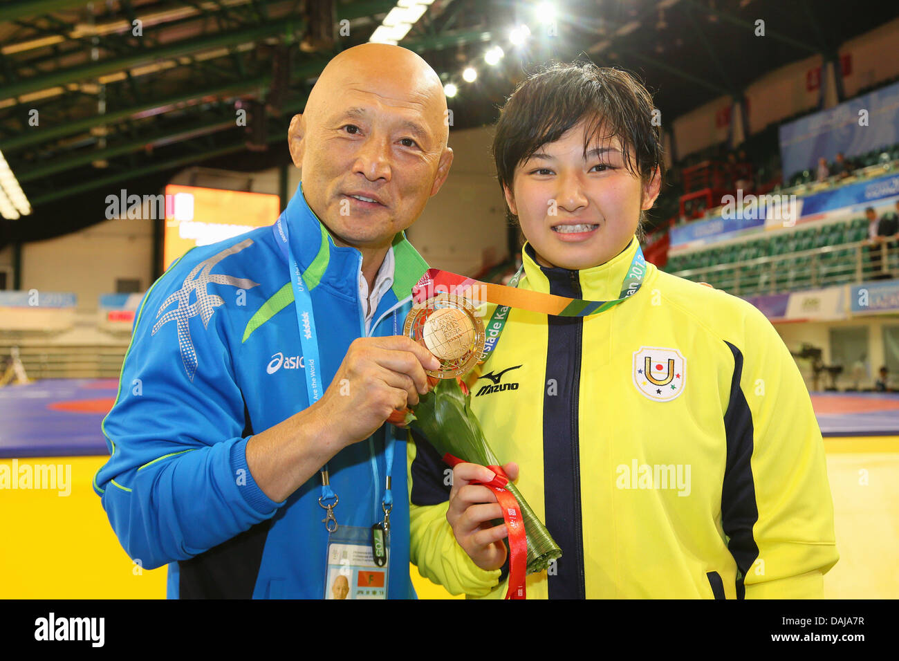 Kazan, Russia. 14th , 2013. L to R) Kazuhito, Sara Dosho (JPN ...