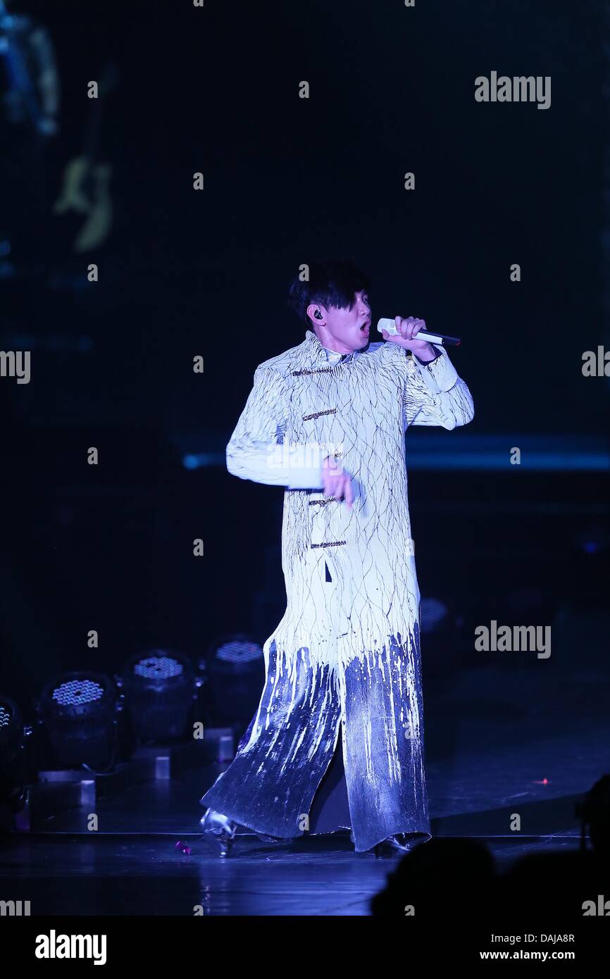 JJ Lin performed at JJ's World tour in Taipei,Taiwan,China on Saturday ...