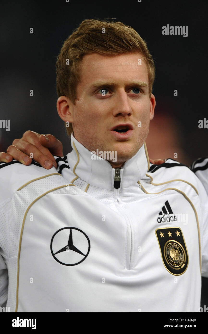 Germany's Andre Schuerrle is pictured at the start of the international ...