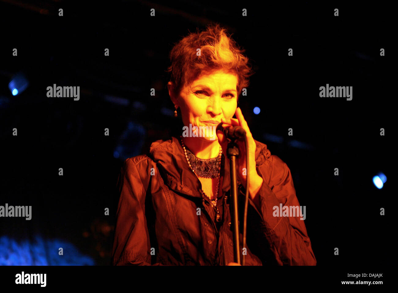 Canadian singer Alannah Myles performs on stage at the club 'Colos-Saal ...