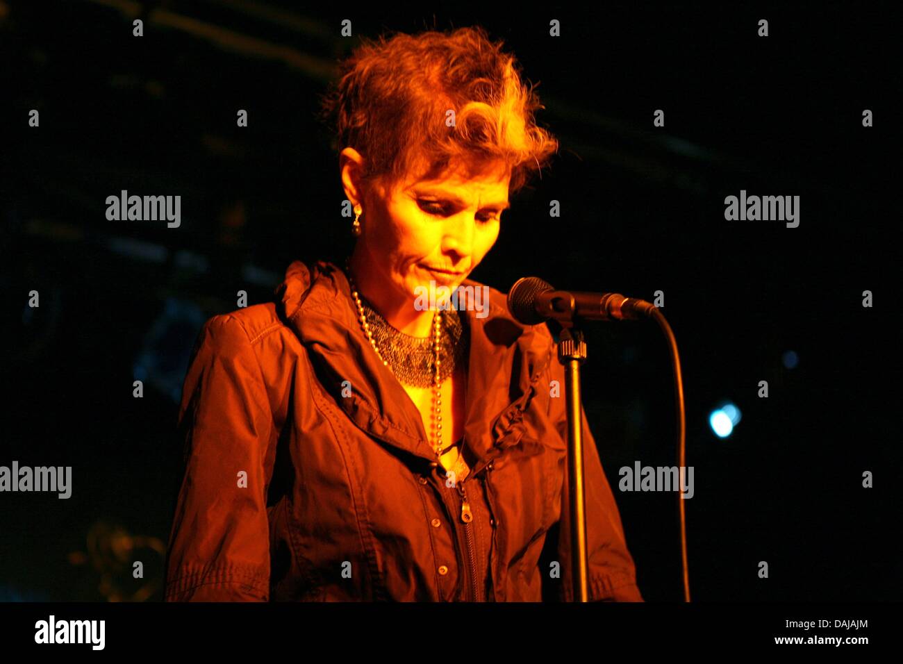 Canadian singer Alannah Myles performs on stage at the club 'Colos-Saal ...