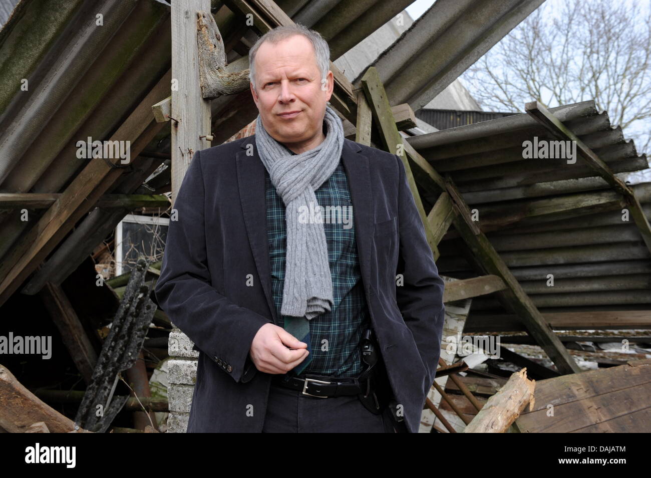 German actor Axel Milberg alias Klaus Borowski stands during the ...