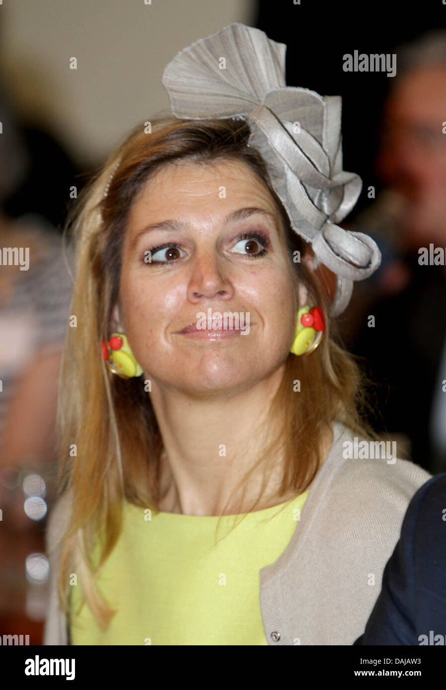 Dutch Crown Princess Maxima during a reception at the People's ...