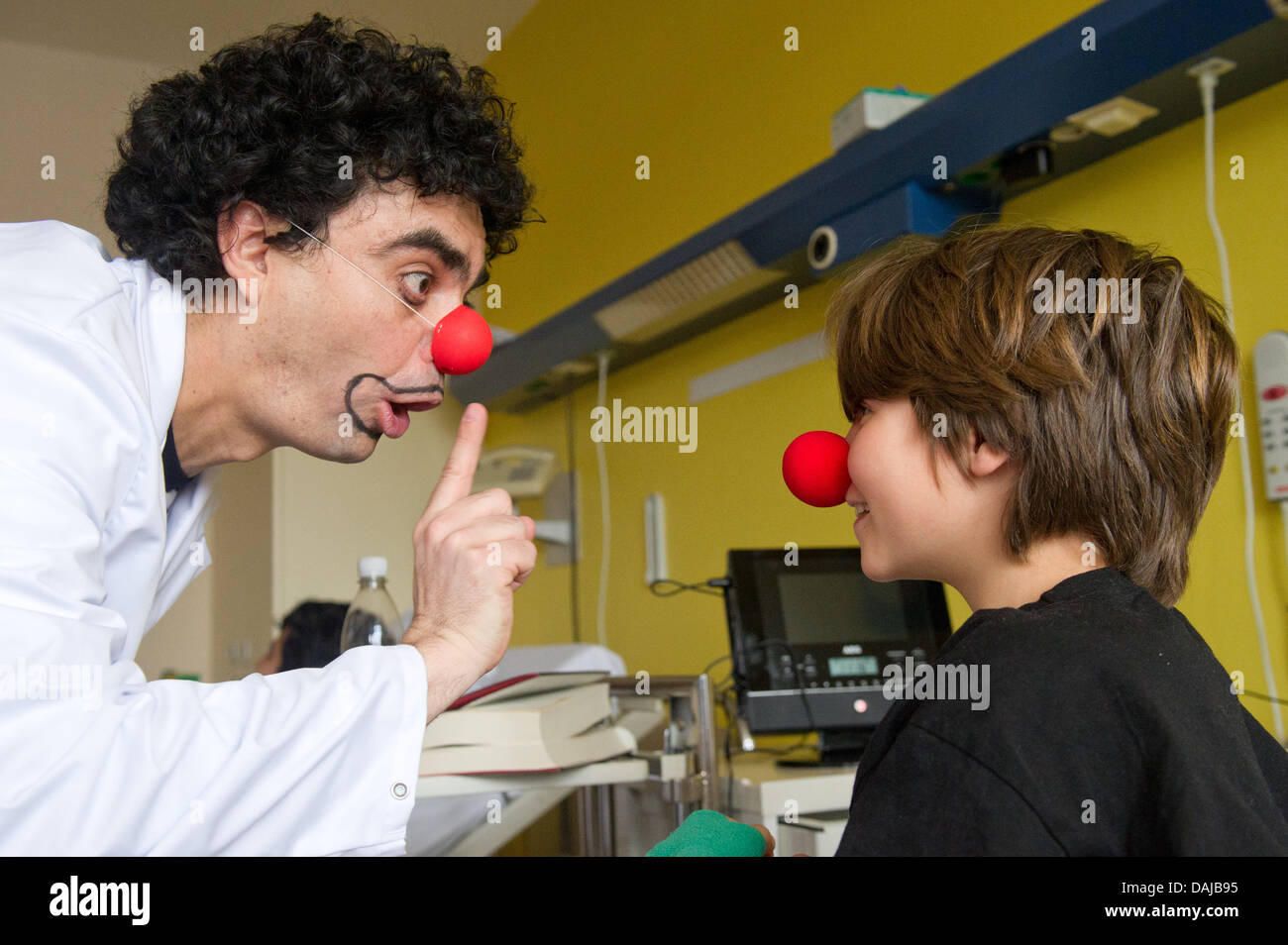 Opera singer Rolando Villazon entertains eleven year old Jim in St ...