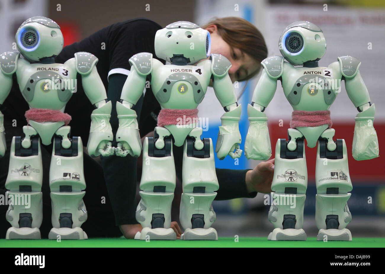 Robots of the Team Nimbro from Bonn in the category 'Standard Platform ...