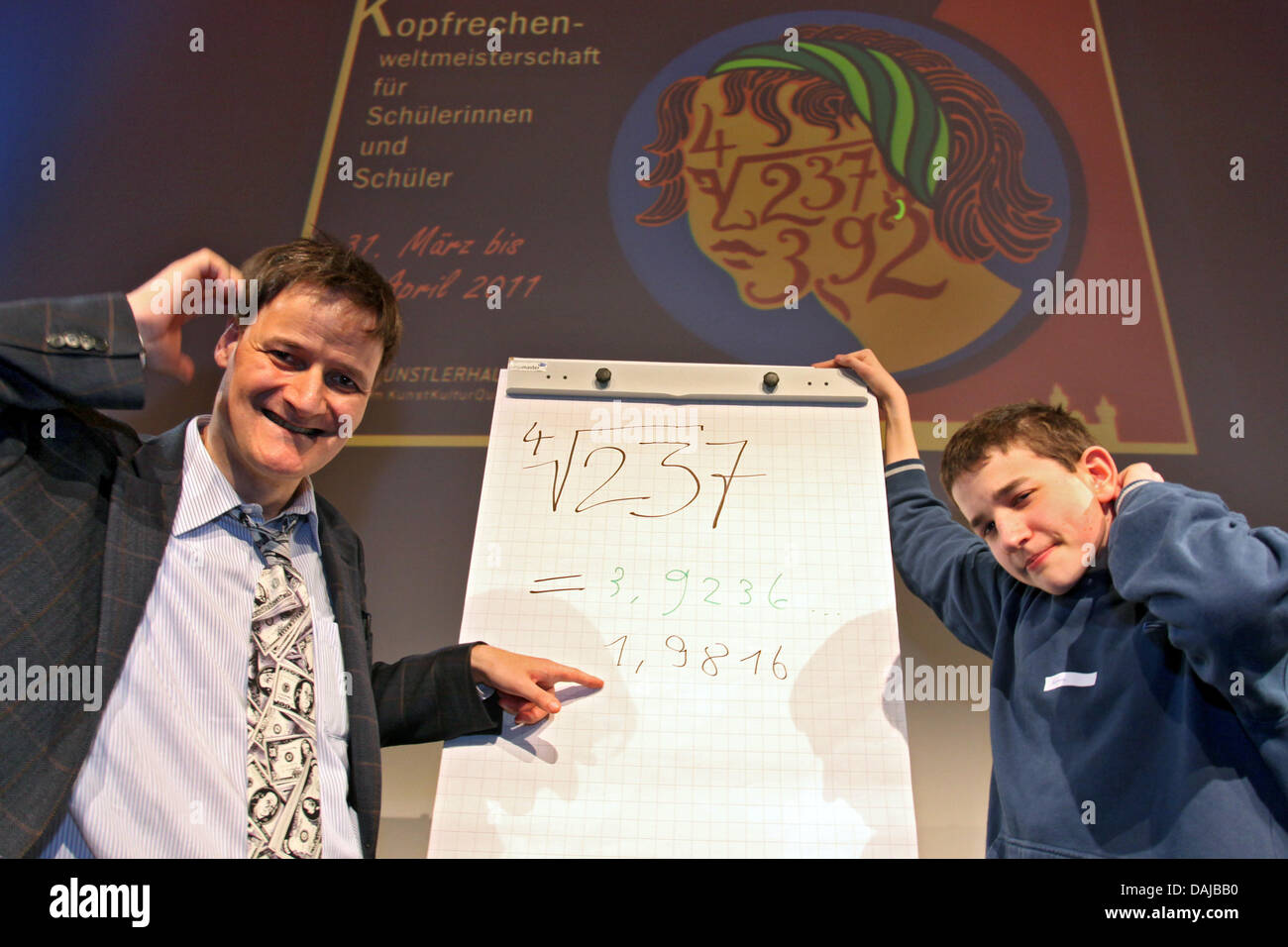 The reigning student world champion in mental calculation, Andreas ...