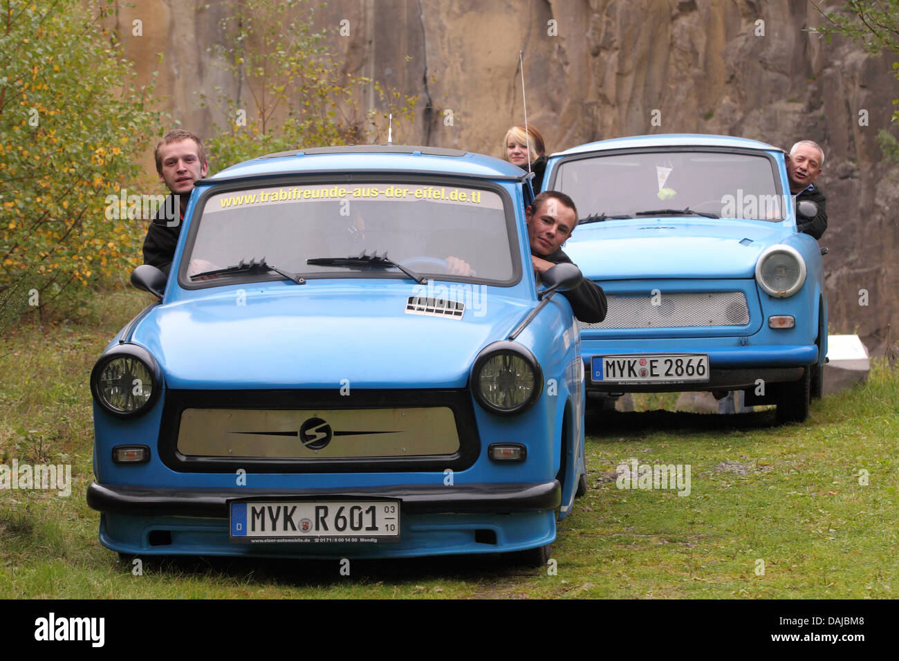 An archive photo dated 26 September 2010 shows members of the Trabant ...