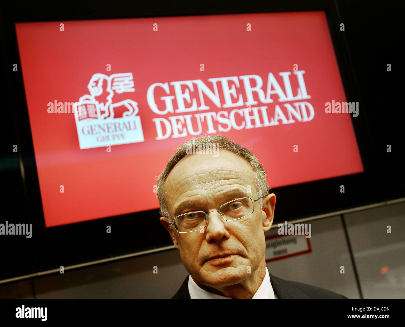 Generali insurance CEO Dietmar Meister in Cologne, Germany 04 April ...