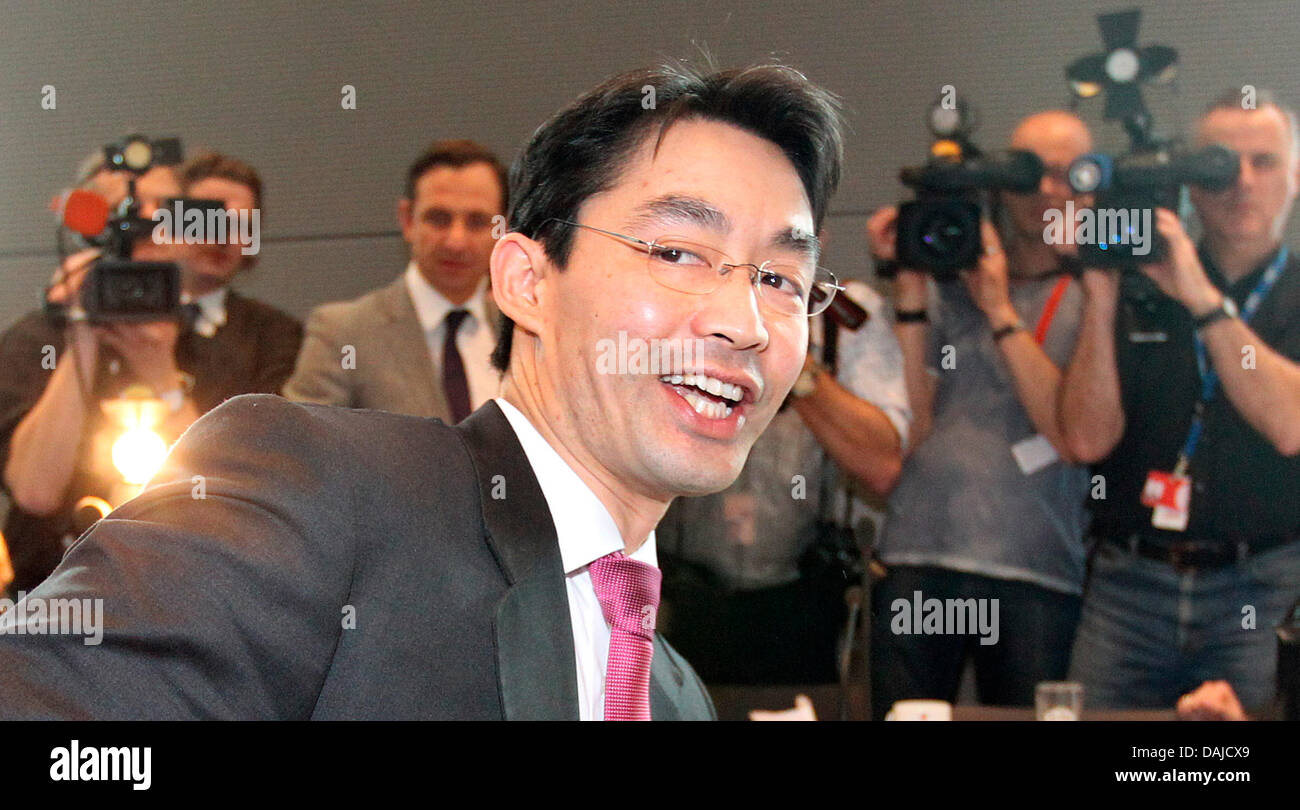 Health Minister of Germany Philipp Roesler arrives at the congress of ...