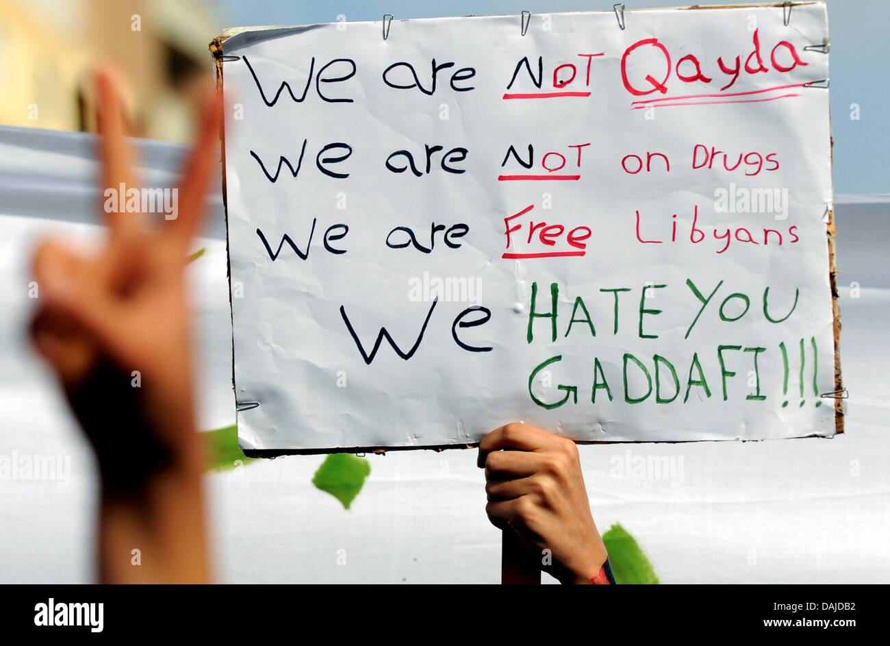 Poster of muammar al gaddafi hi-res stock photography and images - Alamy