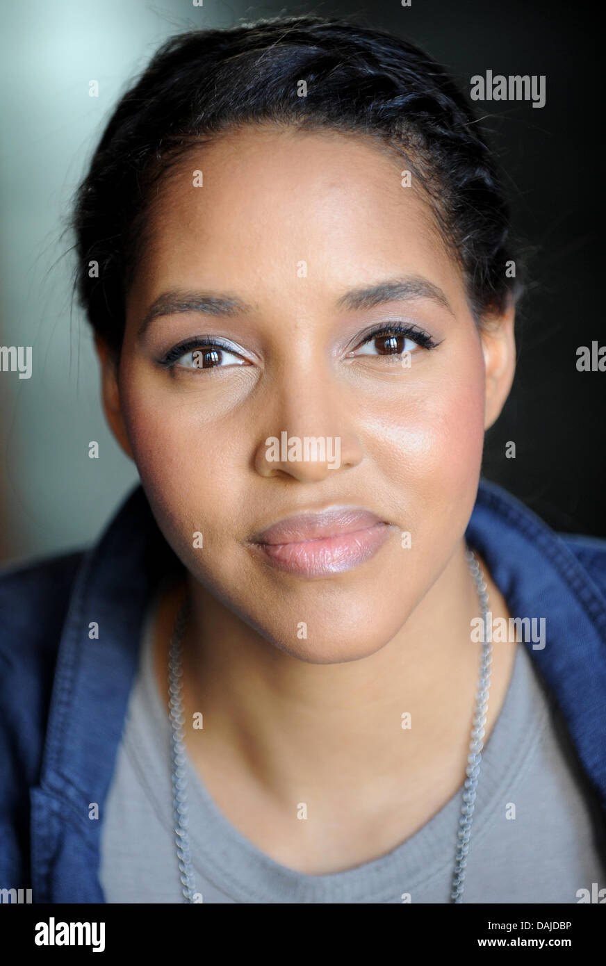 Singer Cassandra Steen poses for the camera after an interview in ...