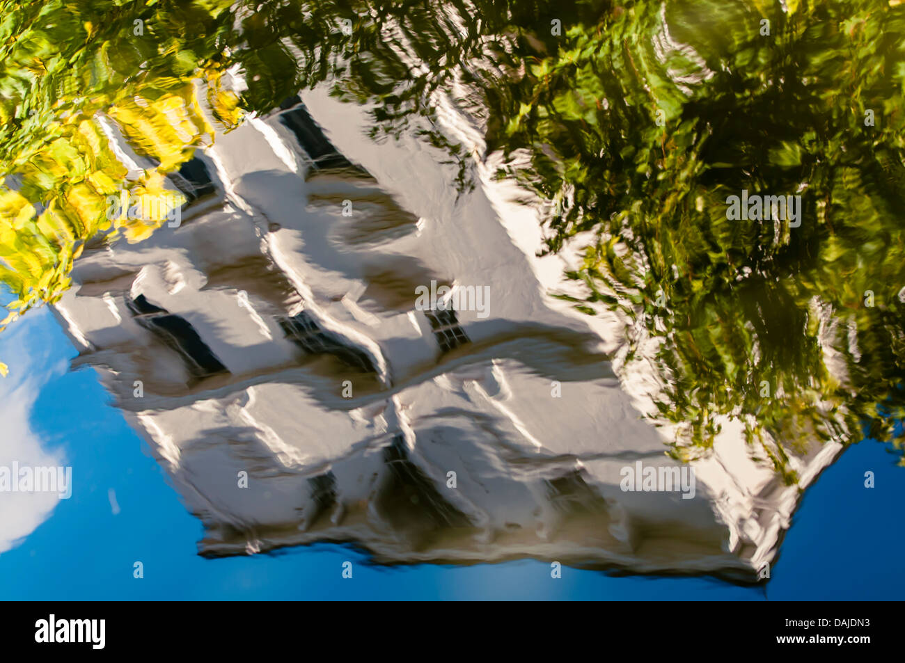 Reflection building in water ripples hi-res stock photography and ...