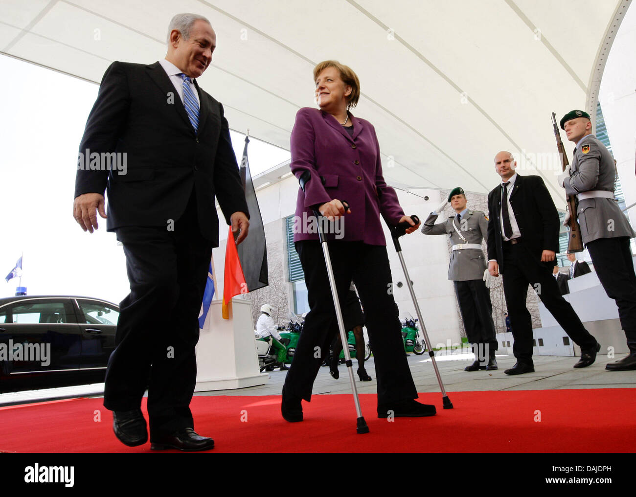 German Chancellor Angela Merkel and Israel's Prime Minister Benjamin ...