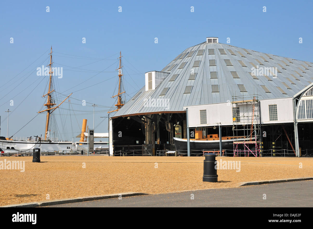 Chatham, Kent, England. Chatham Historic Dockyard. No 3 covered slip ...