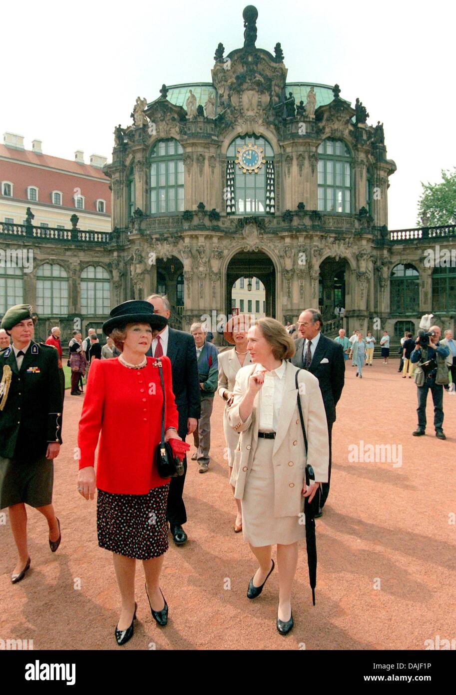 A file picture dated 20 June 1998 shows Queen Beatrix of The ...