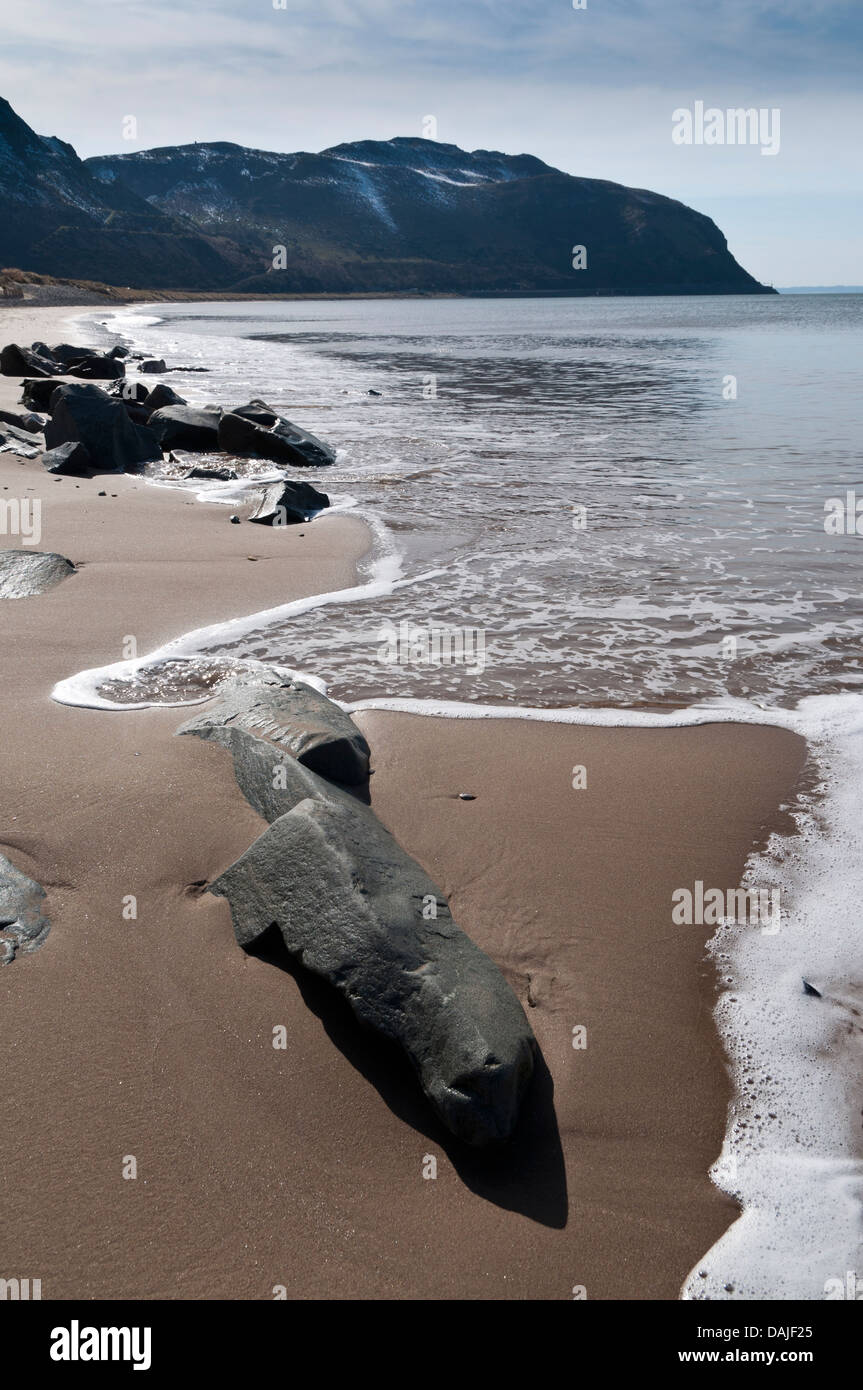 Conwy Morfa beach on the North Wales coast Stock Photo - Alamy