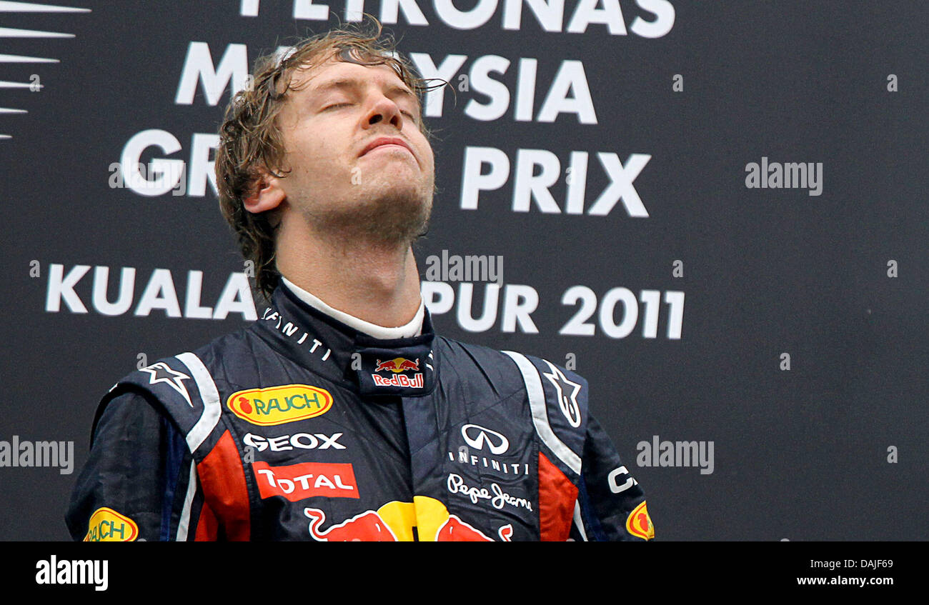 German Formula One driver Sebastian Vettel of Red Bull Racing ...